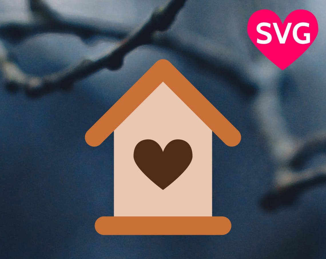 Wooden Birdhouse SVG File for Cricut & Silhouette Bird House | Etsy