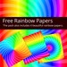 Tinted Twisted Starburst Digital Paper Pack, 250 Colors Digital Paper ...
