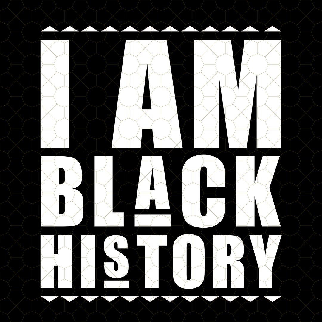 I Am Black History, Black History Month PNG, African American Hearts ...