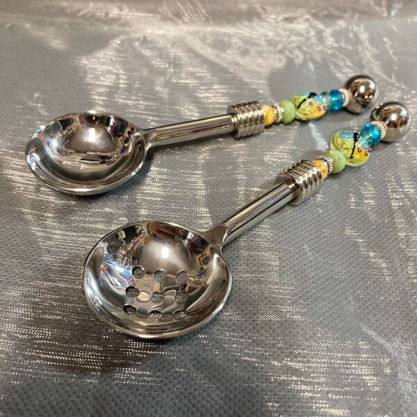 Beaded Serving Spoon - Etsy