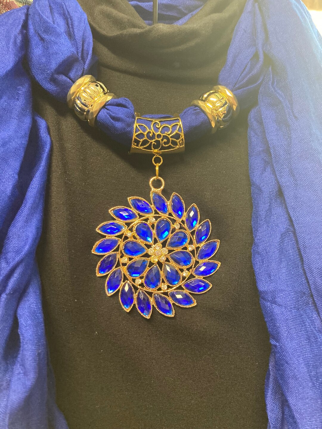 Scarf, Pendant Scarf, Jewelry Scarf - Etsy