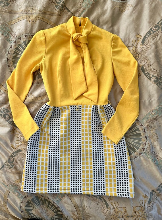 1970s Vintage Mini Dress - Gem