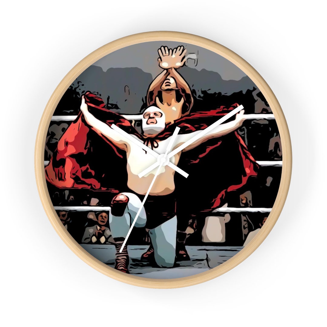 Wall Clock Painting of Nacho Libre ~ Eagle Powers - Etsy