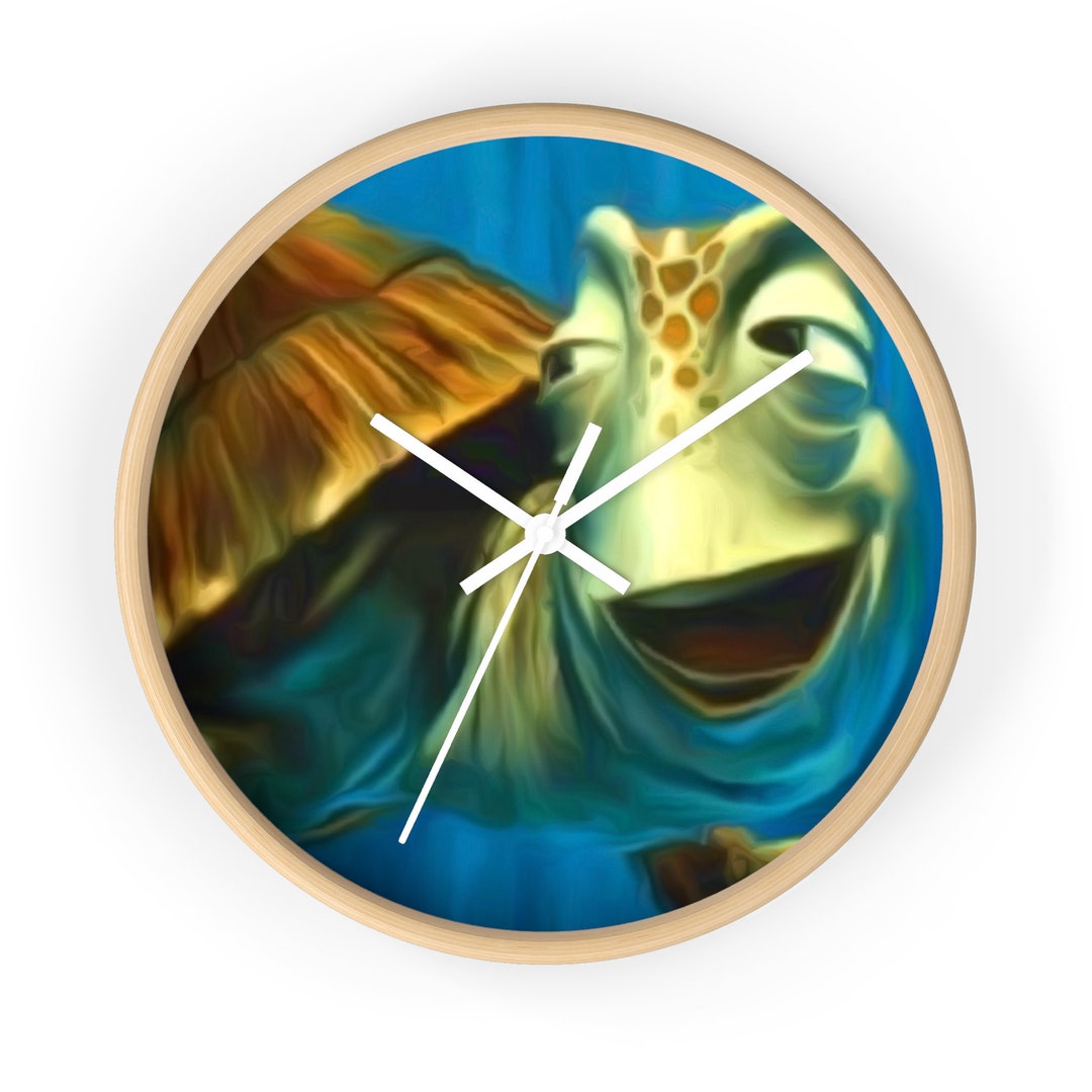 Wall Clock Painting of Disney Pixar Finding Nemo name's Crush - Etsy