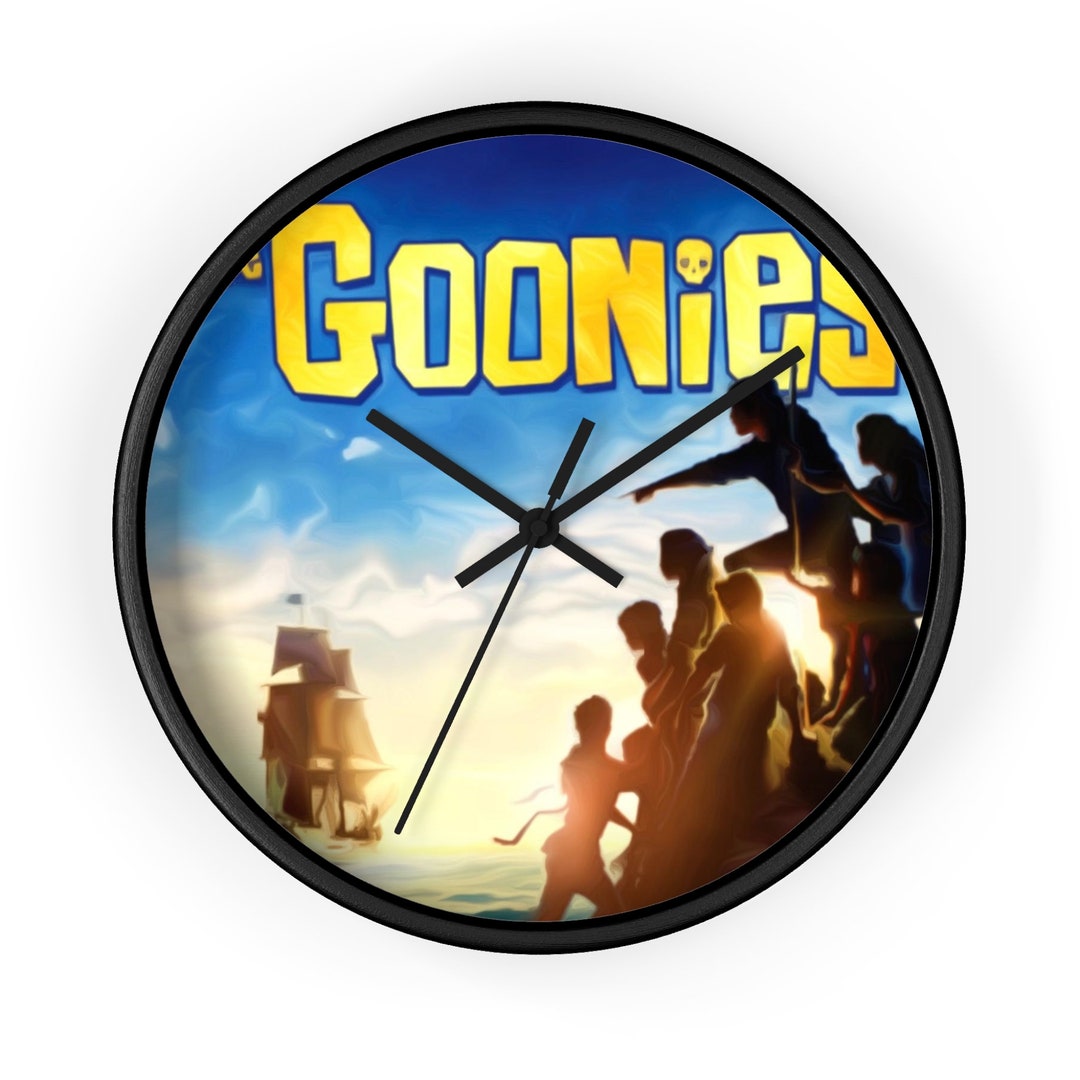 Wall Clock Painting of the Goonies Movie Poster - Etsy