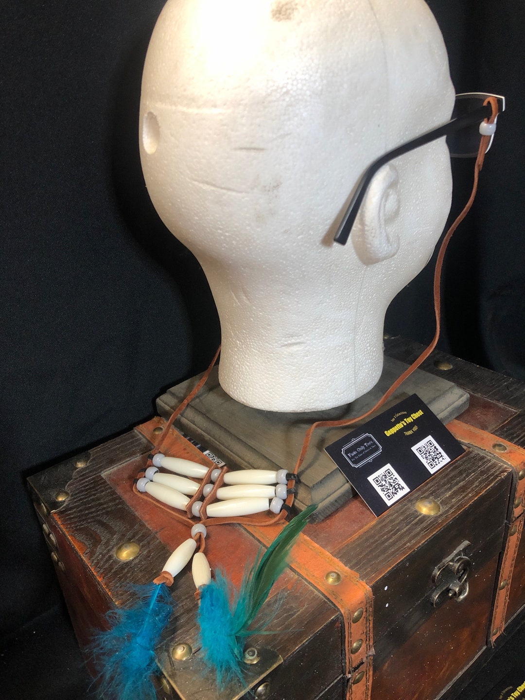 Native American Eyeglass Holder 18” Inches - Etsy