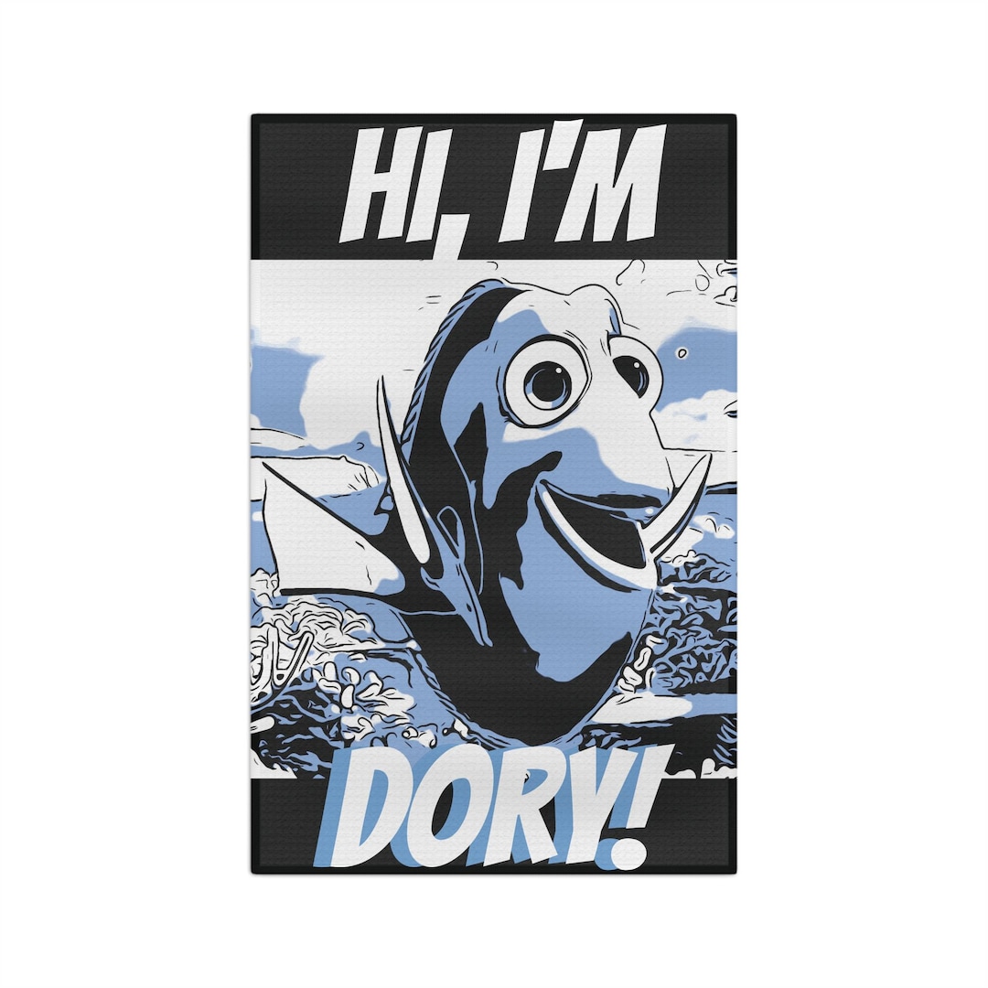 Soft Tea Towel Artwork of Movie Finding Nemo - Dory - Etsy