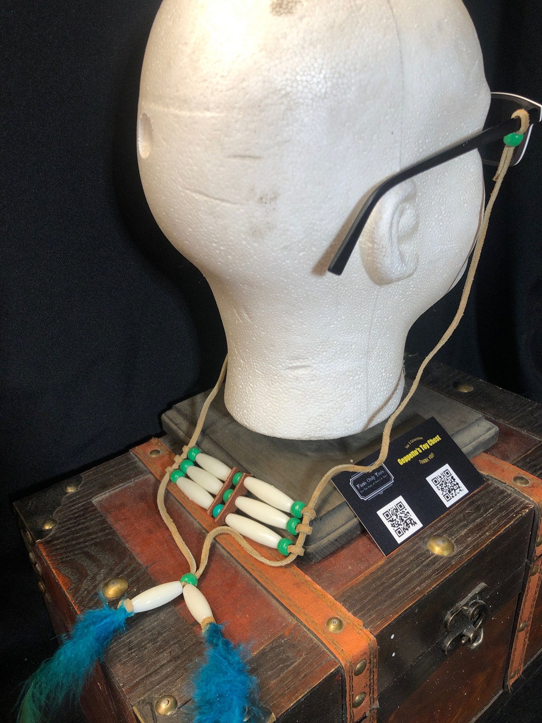 Native American Eyeglass Holder 18 Inches - Etsy