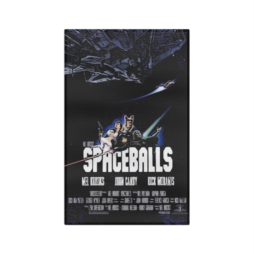 Soft Tea Towel Artwork of Movie Spaceballs - Poster - Etsy