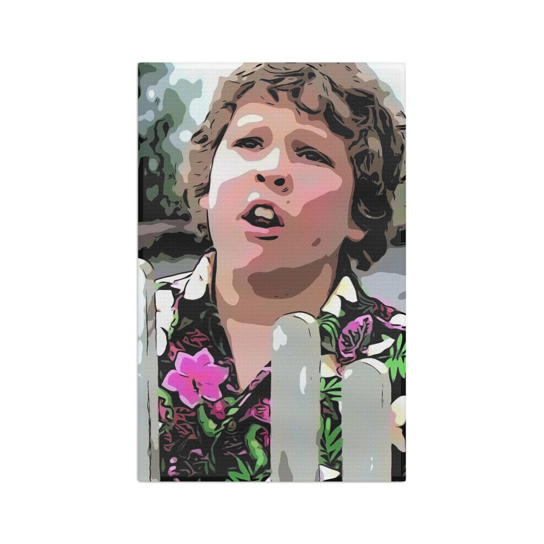 Soft Tea Towel Artwork of Movie the Goonies - Chuck - Etsy