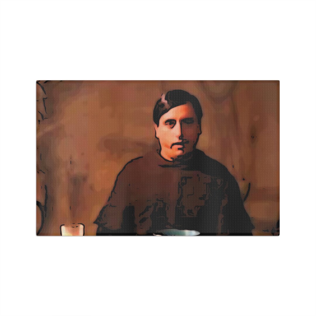 Soft Tea Towel Painting of ~nacho Libre ~ Diarrhea Since Easters - Etsy