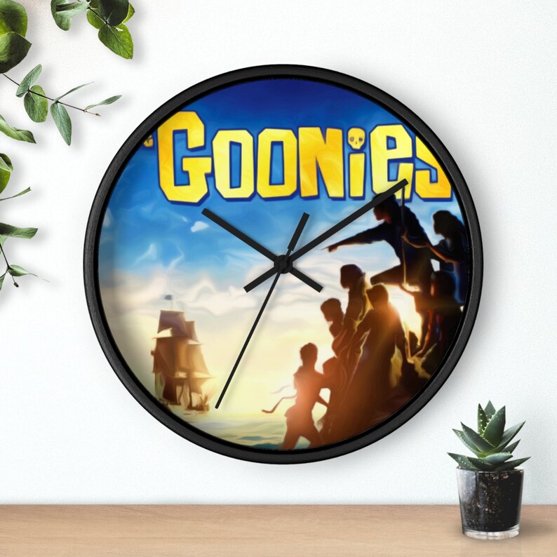 Wall Clock Painting of the Goonies Movie Poster - Etsy