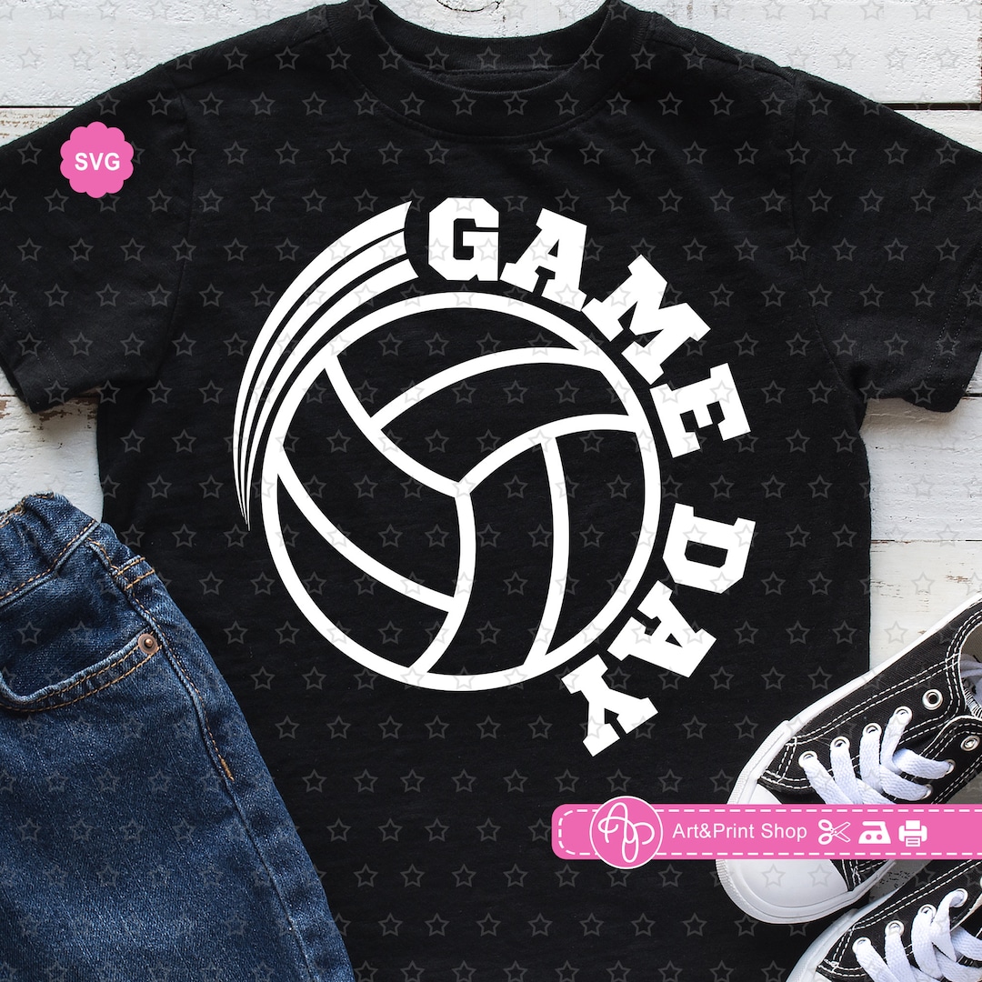 Volleyball Game Day Svg for Cricut, Volleyball Vibes Svg, Volleyball ...