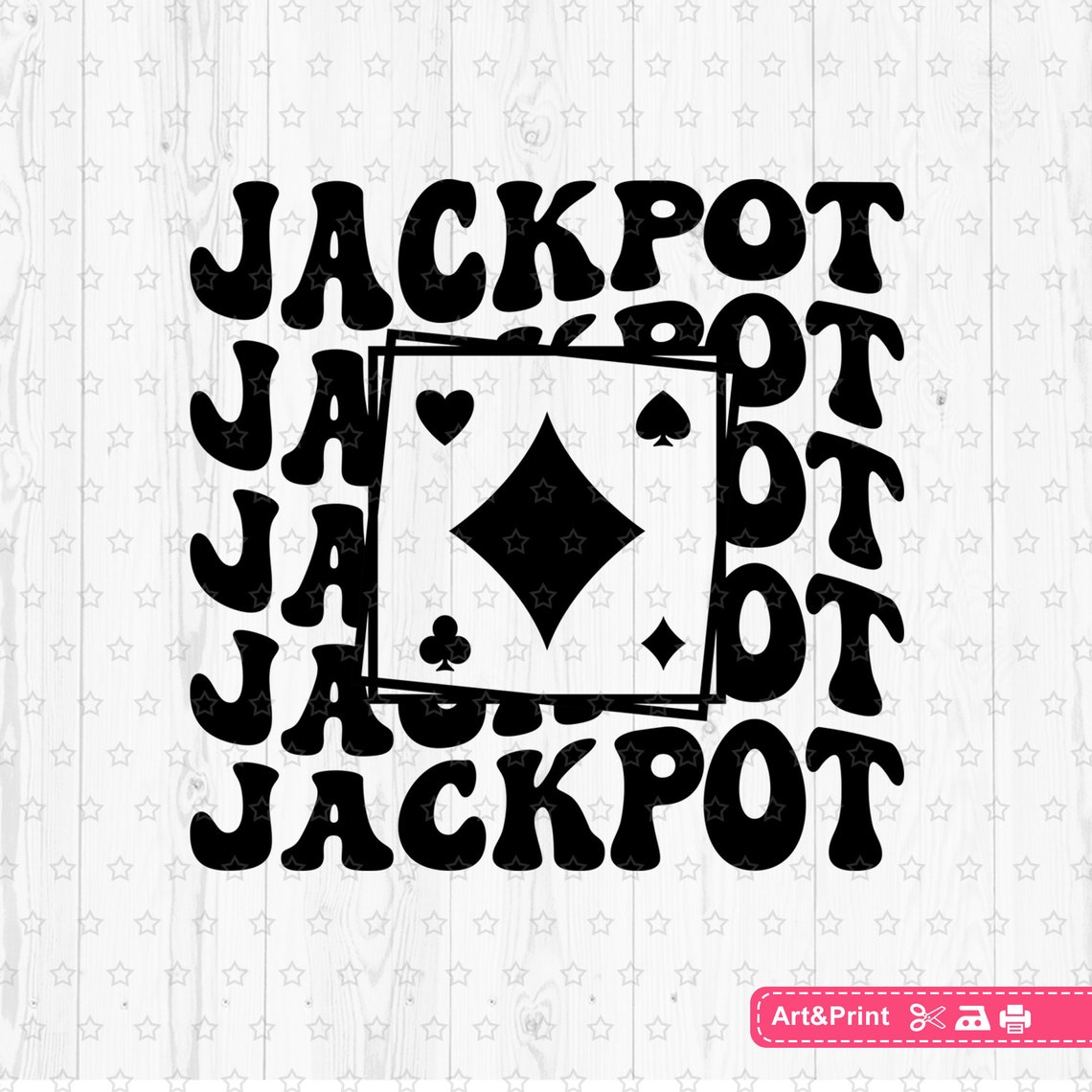 Jackpot Shirt Svg for Cricut, Casino Playing Card Svg, Casino Svg, Las ...