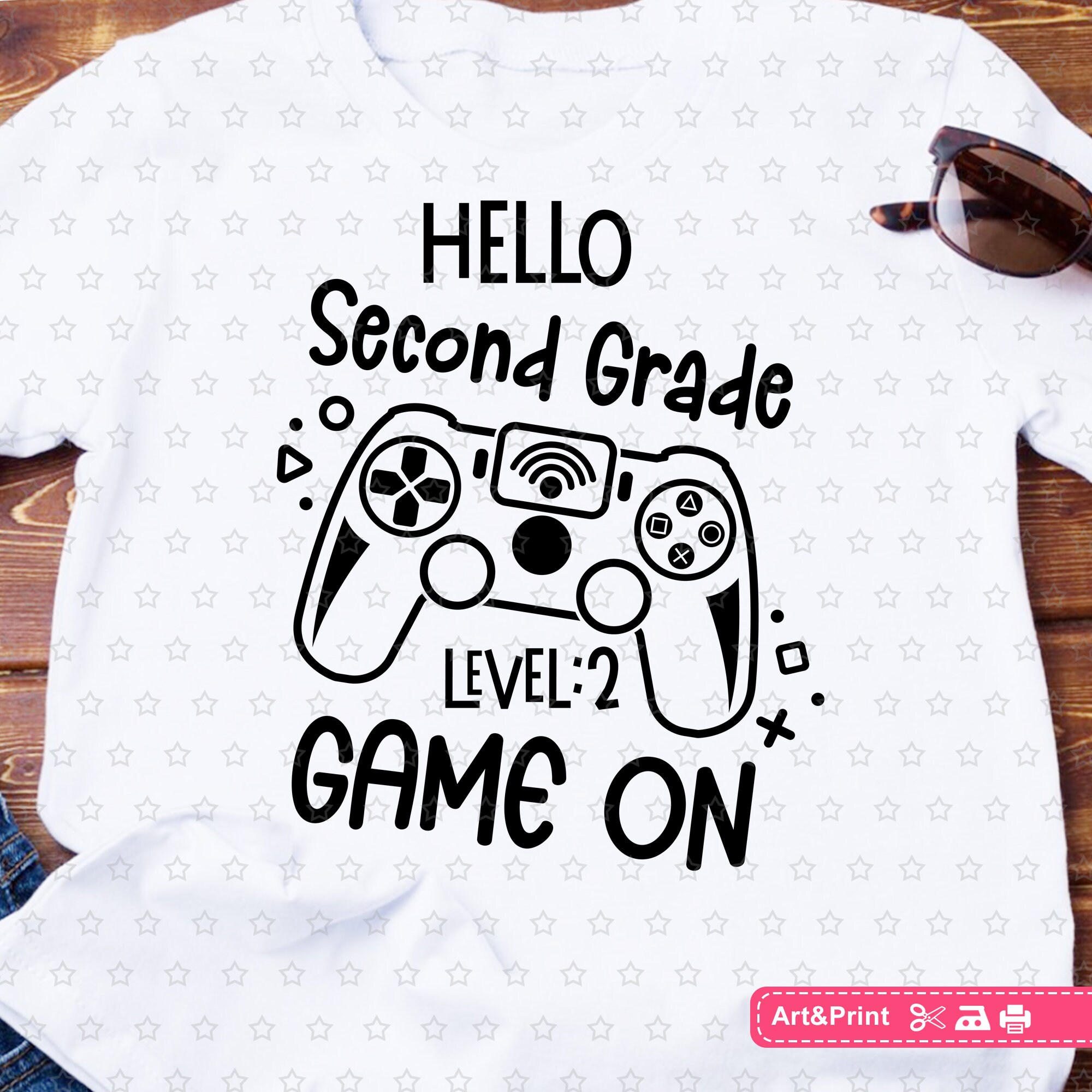 Hello Second Grade Svg for Cricut Back to School Svg Level - Etsy