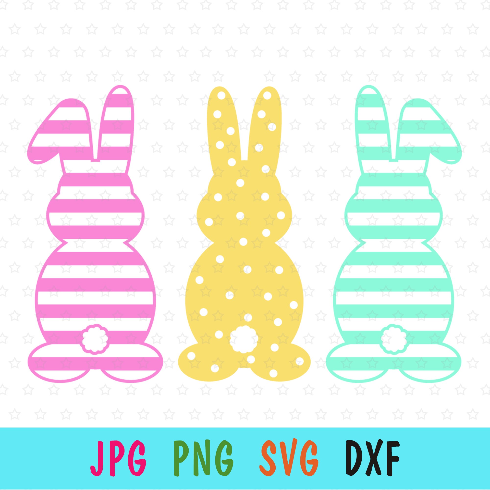 Easter Bunny SVG for Cricut Happy Easter Print for T-shirt - Etsy