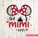 Mouse Best Mimi Ever Svg for Cricut, Mothers Day Print for T-shirt ...