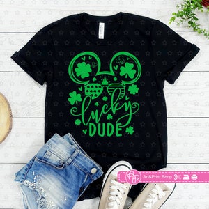 Mouse Lucky Dude SVG para cricut impresión del Día de San - Etsy México