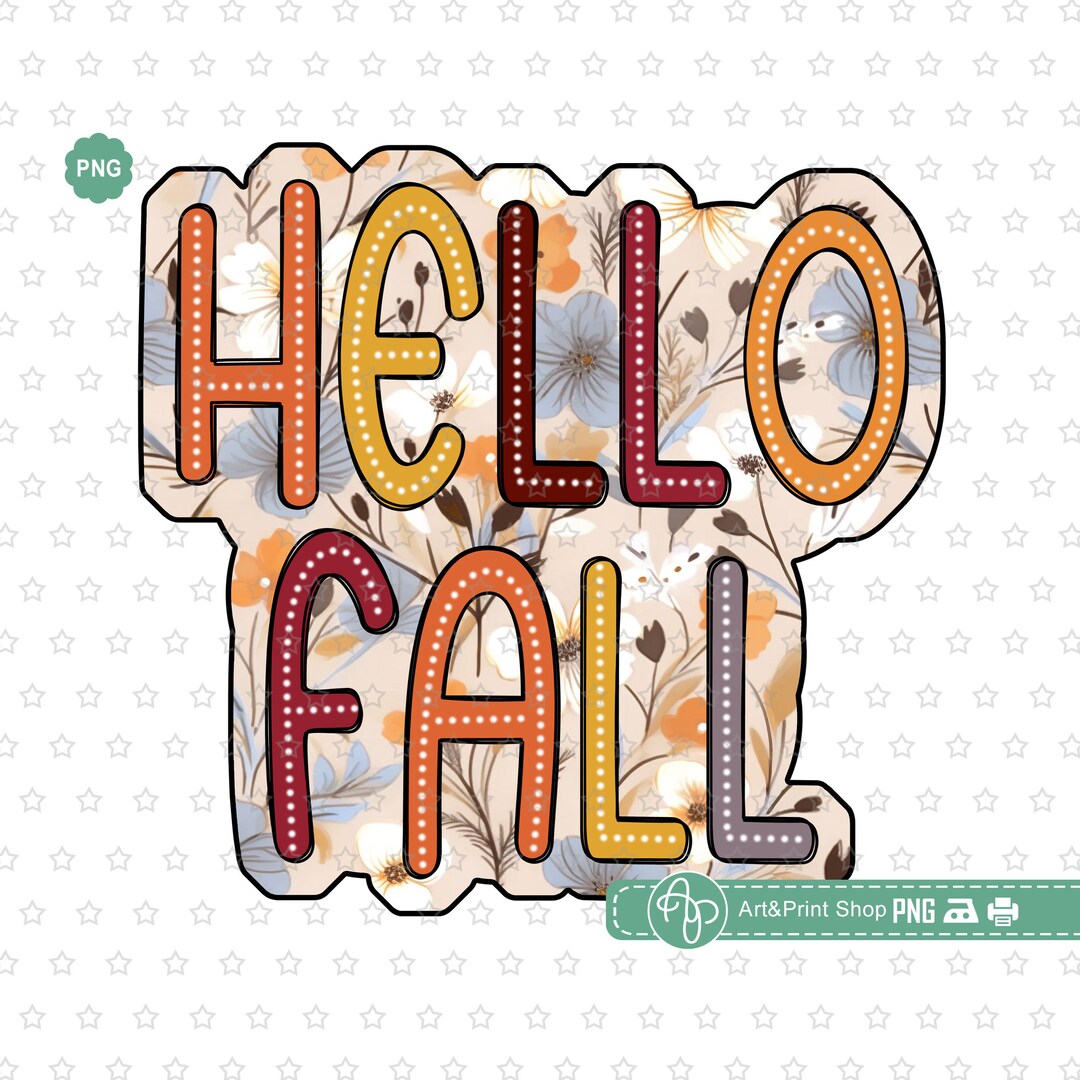 Hello Fall Png, Autumn Png, Thankful Png, Pumpkin Season Png, Fall Png ...