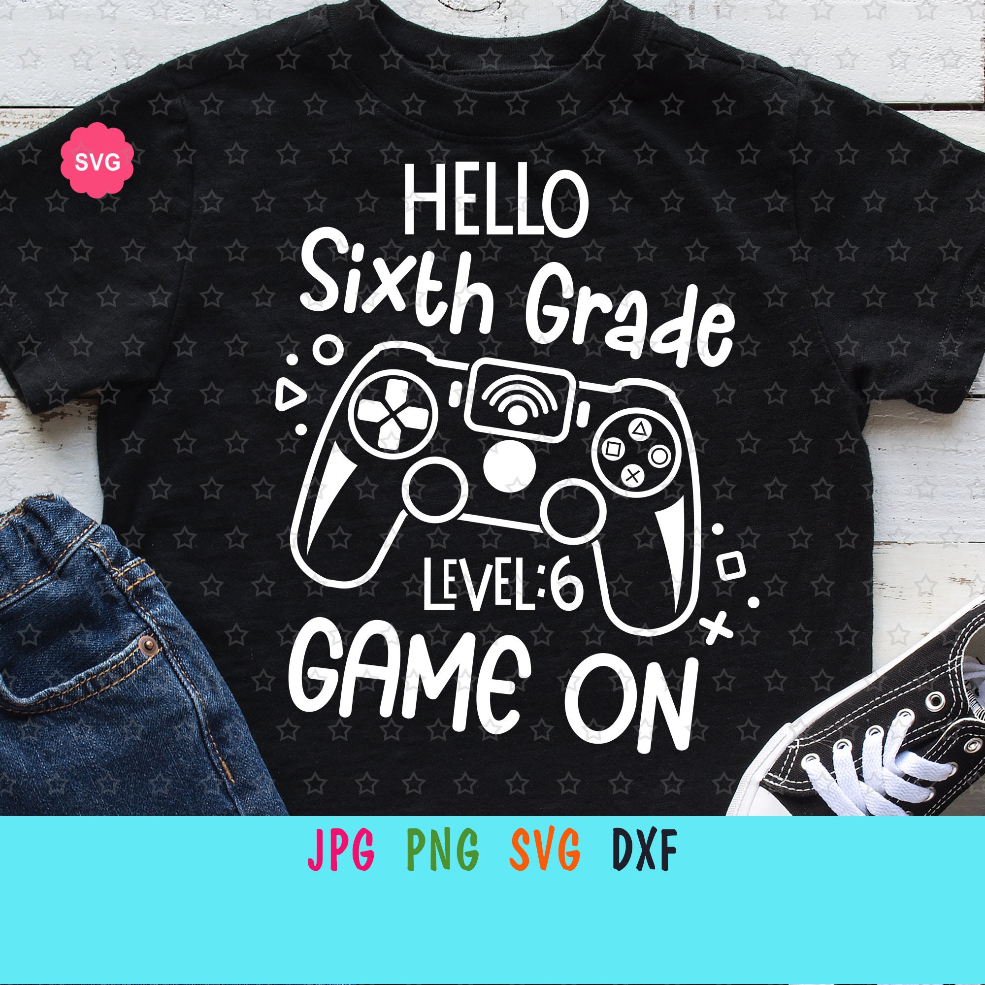 Hello Sixth Grade Svg for Cricut Back to School Svg Level - Etsy