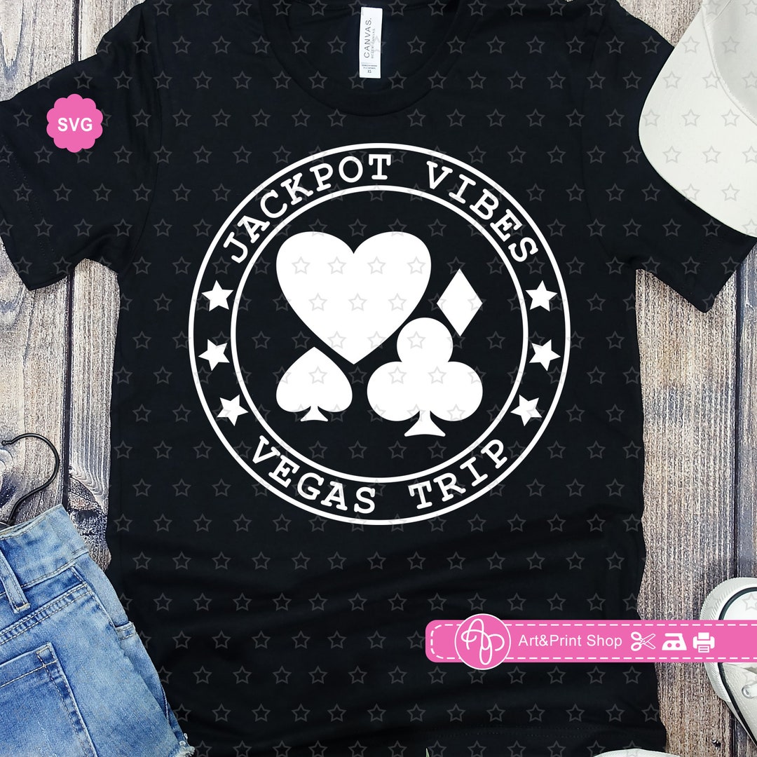 Jackpot Vibes Svg for Cricut Vegas Trip Svg Playing Card - Etsy