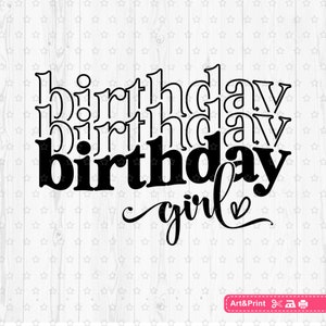 Birthday Girl Svg for Cricut, Birthday Trip Svg, Birthday Princess Svg ...