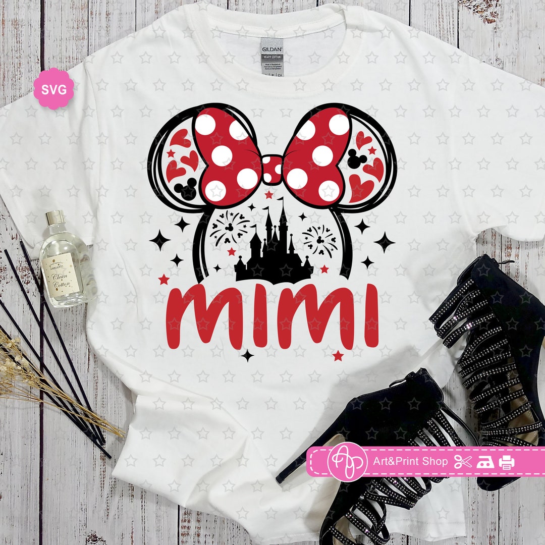 Mouse Mimi Svg for Cricut, Birthday Mimi Svg, Mouse Ears Svg, Mimi Svg ...