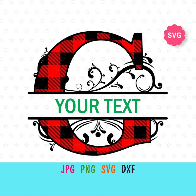Split Monogram SVG for Cricut, Letter G Monogram Print for T-shirt ...