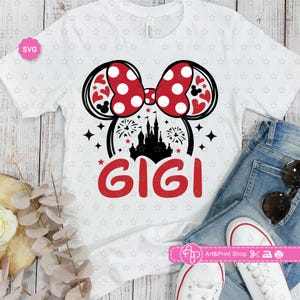 Mouse Gigi Svg for Cricut, Birthday Gigi Svg, Mouse Ears Svg, Gigi Svg ...