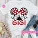 Mouse Gigi Svg for Cricut, Birthday Gigi Svg, Mouse Ears Svg, Gigi Svg ...