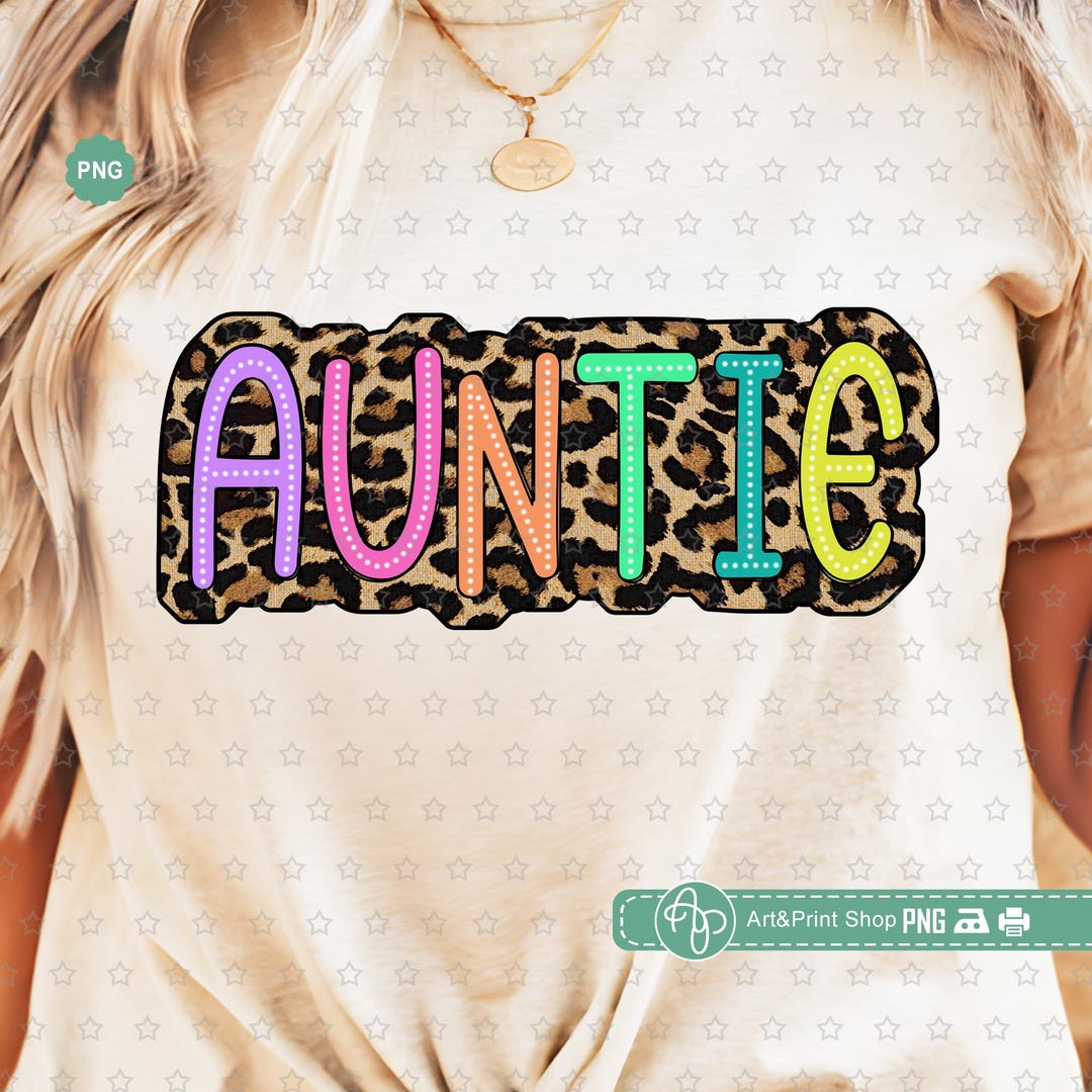Retro Tante Leopard Png, Geburtstag Tante Png, Muttertag Png, Helles ...
