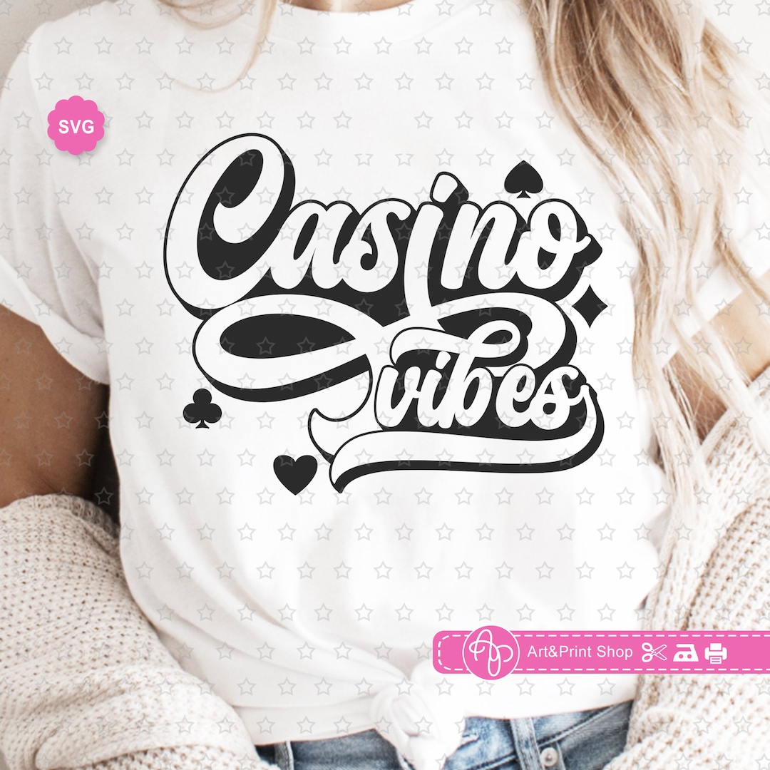 Casino Vibes Svg for Cricut, Playing Card Svg, Winner Mode Svg, Casino ...