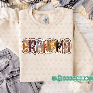 Fall Grandma Png, Hello Autumn Png, Fall Png, Floral Grandma Png ...