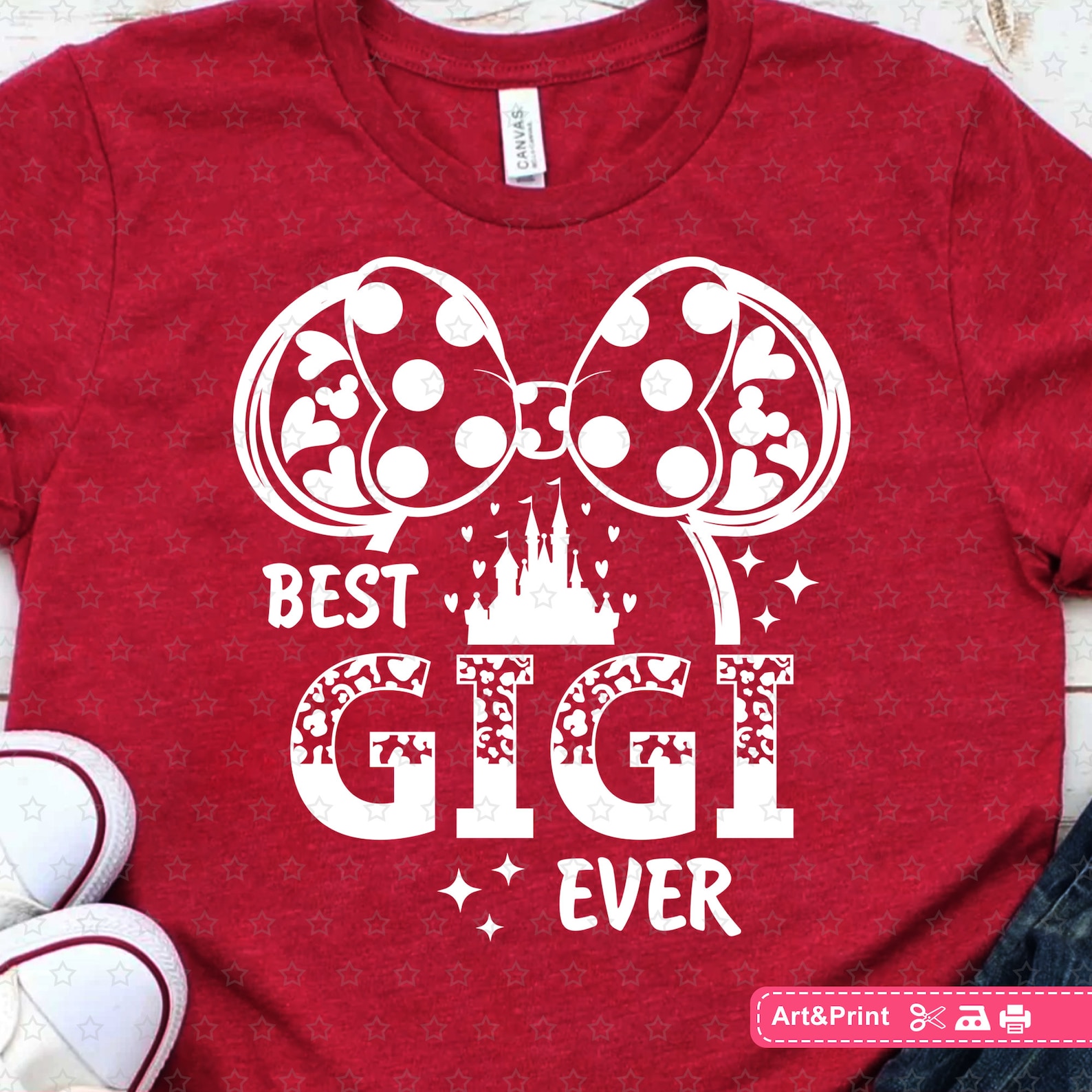 Mouse Best Gigi Ever Svg for Cricut, Happy Mothers Day Print for T ...