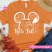 Fall Mimi Png, Hello Autumn Png, Fall Png, Floral Mimi Png, Bright ...