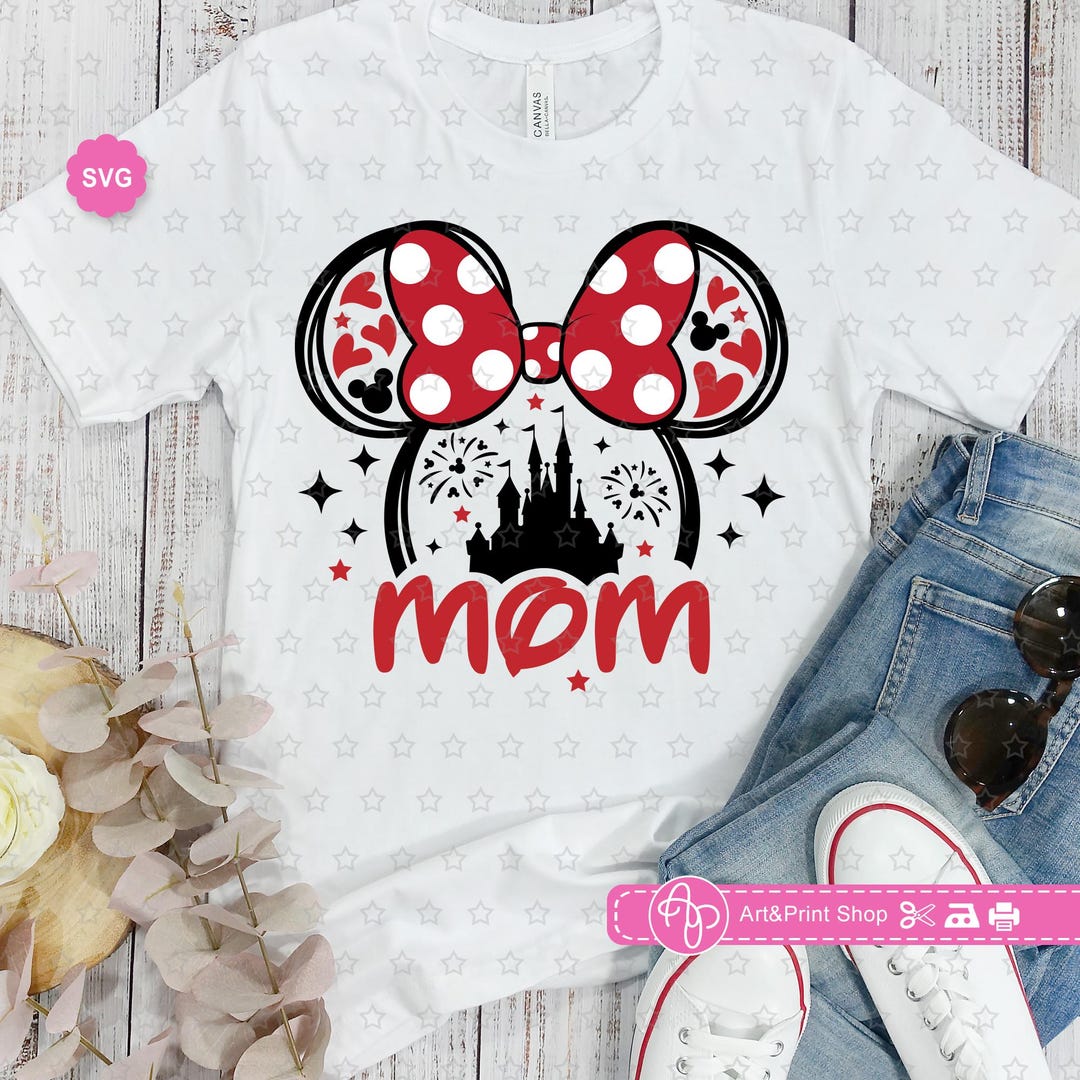 Mouse Mom Svg for Cricut, Birthday Mom Svg, Mama Svg, Mouse Ears Svg ...