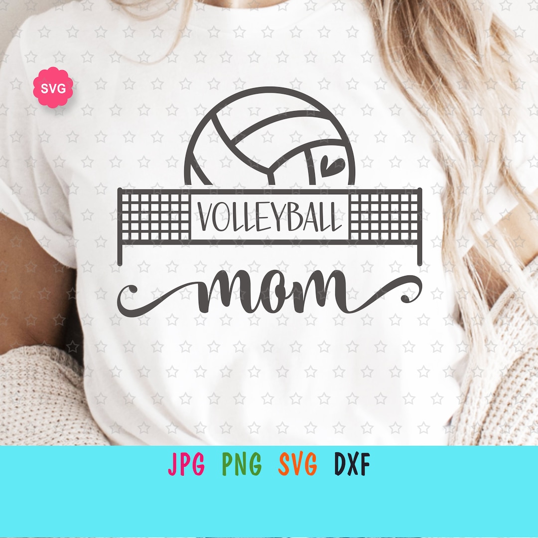 Volleyball Mom Svg for Cricut, Volleyball Vibes Svg, Volleyball Svg ...