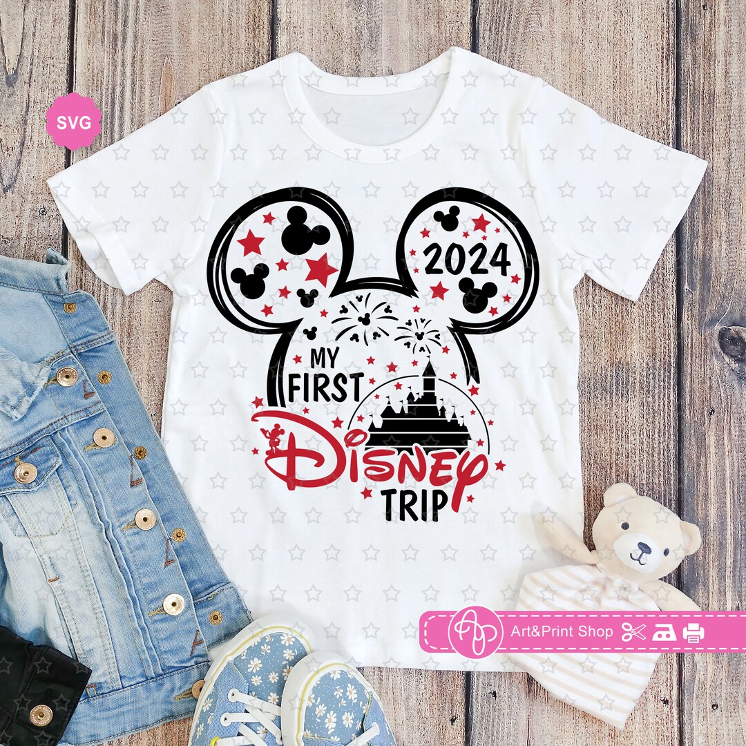 Mouse My First Trip 2024 Svg for Cricut, Birthday Boy Trip Svg, Mouse ...