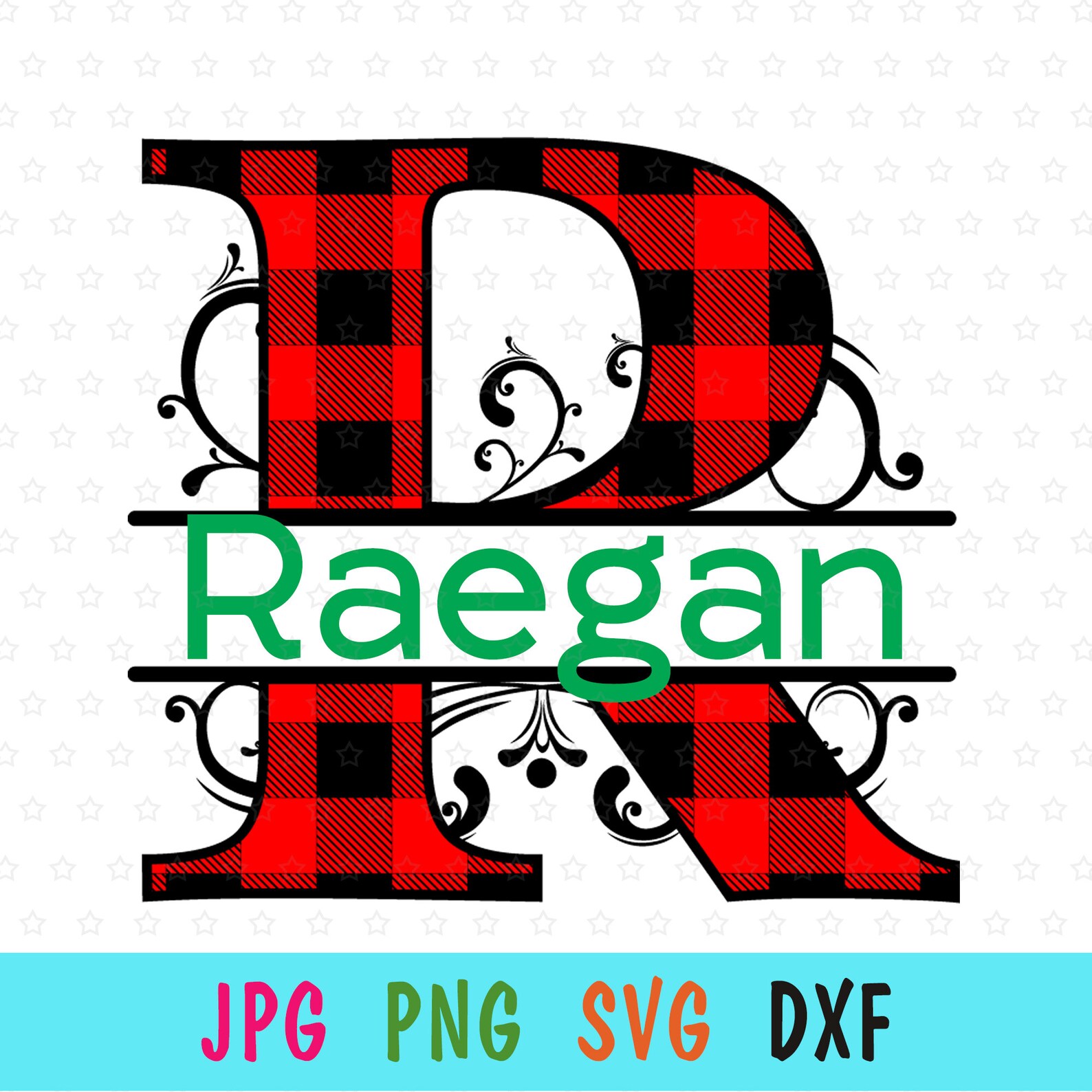 Split Monogram SVG for Cricut Letter R Monogram Print for - Etsy UK