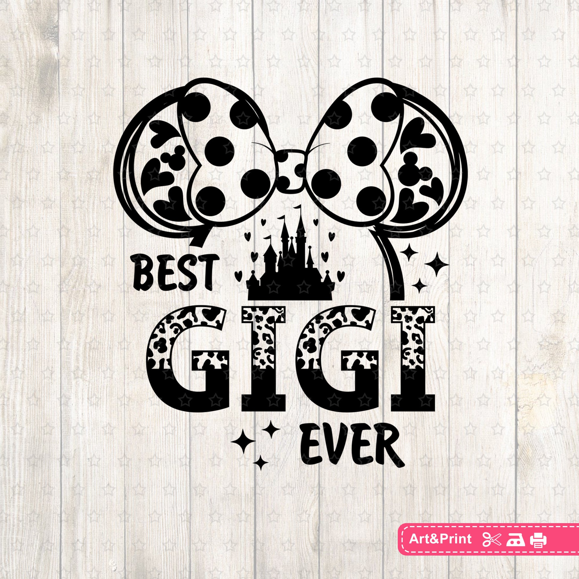 Mouse Best Gigi Ever Svg for Cricut, Happy Mothers Day Print for T ...