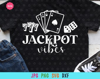 Playing Card Svg for Cricut, Las Vegas Shirt Svg, Casino Split Svg ...
