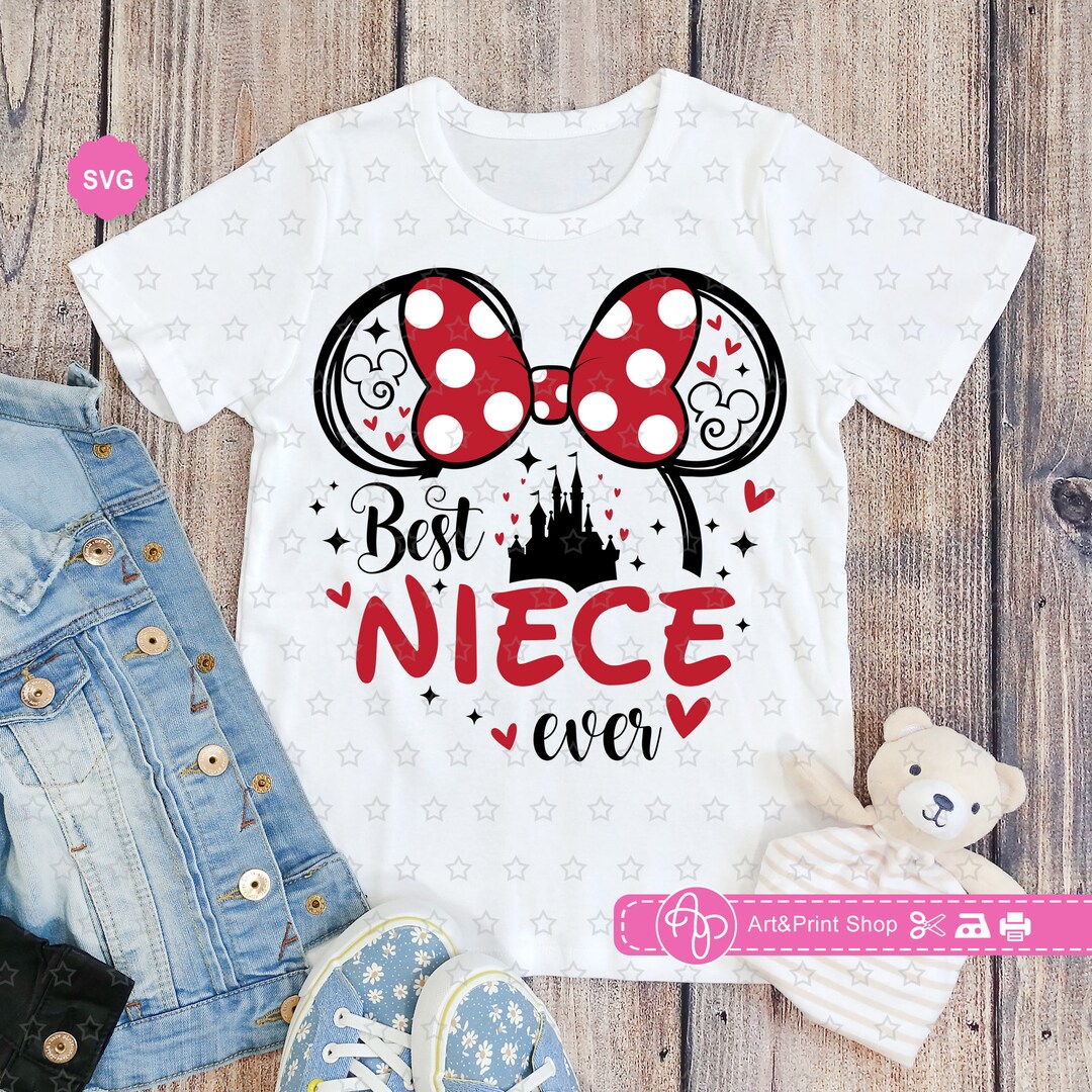 Mouse Best Niece Ever Svg for Cricut, Birthday Girl Svg, Mouse Ears Svg ...