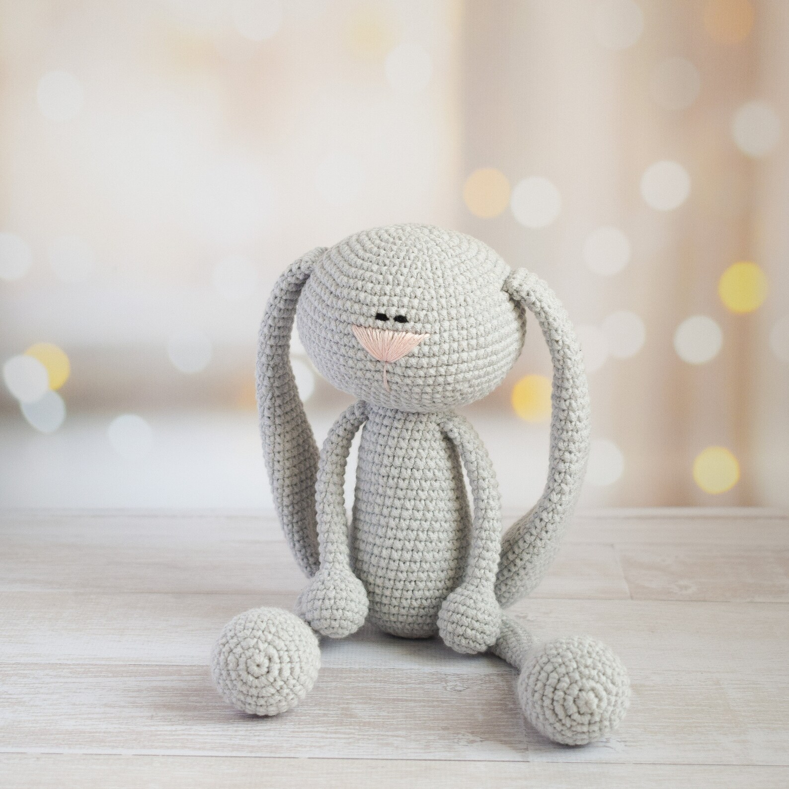 Easy Pattern Crochet Bunny With Long Legs Bunny Amigurumi PDF - Etsy