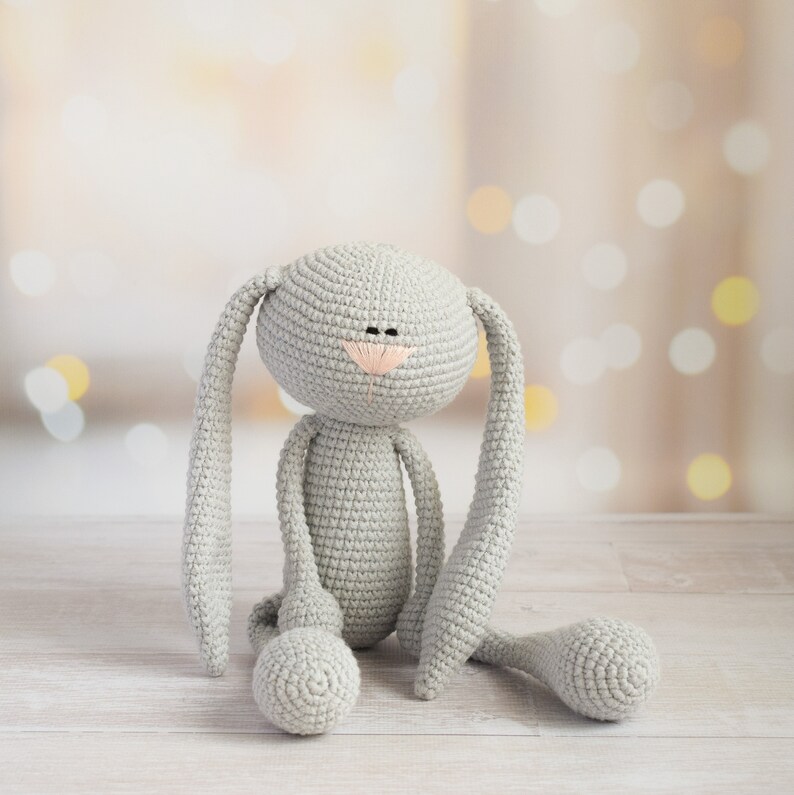 Easy Pattern Crochet Bunny With Long Legs Bunny Amigurumi PDF Crochet ...