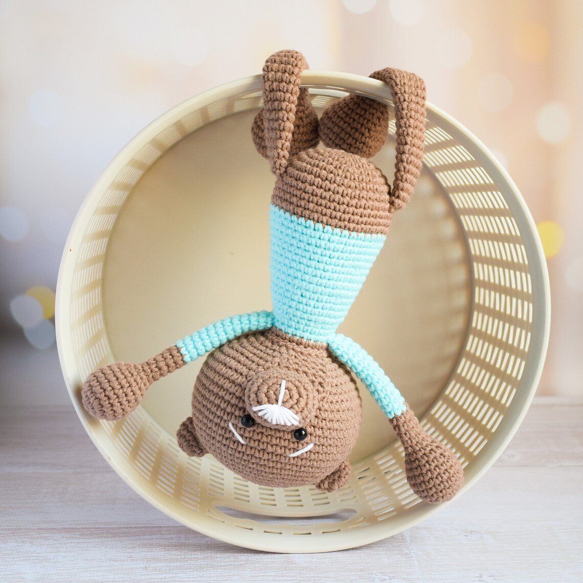 Easy Pattern Crochet Bear With Long Legs Amigurumi Toy Bear PDF Crochet ...
