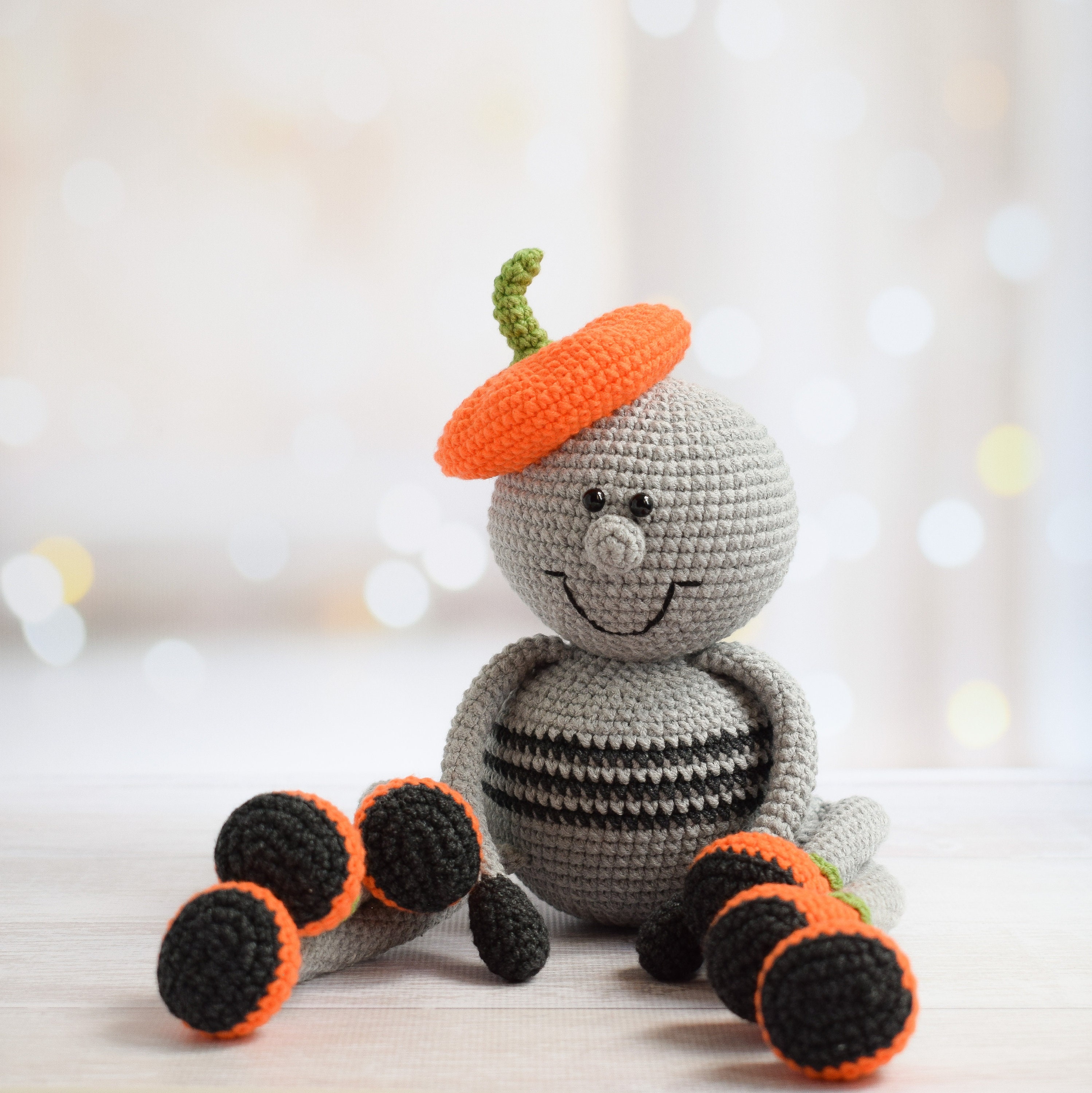 Easy Pattern Crochet Halloween Spider With Long Legs Spider - Etsy