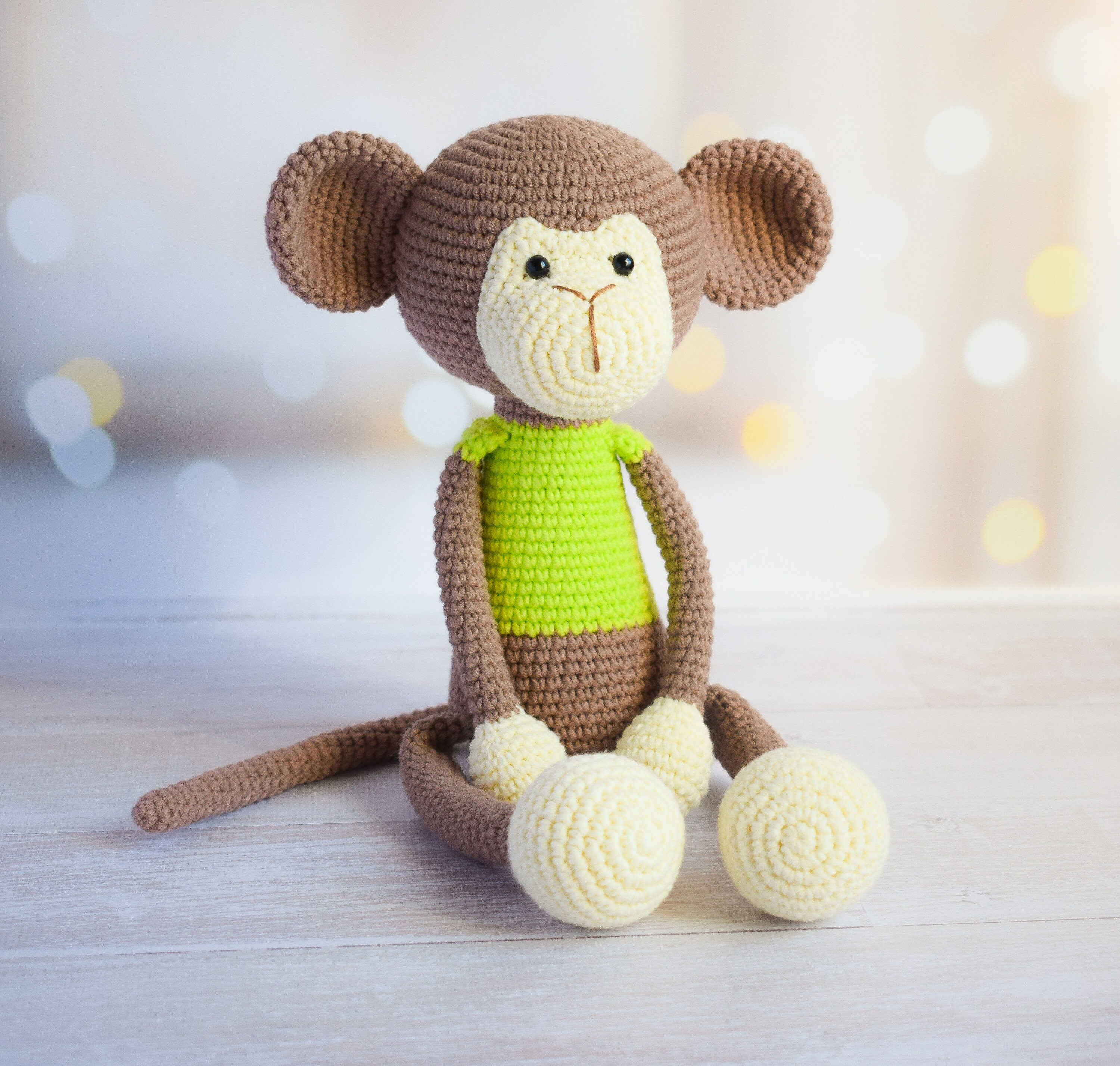 Easy Pattern Crochet Monkey With Long Legs Amigurumi Toy - Etsy