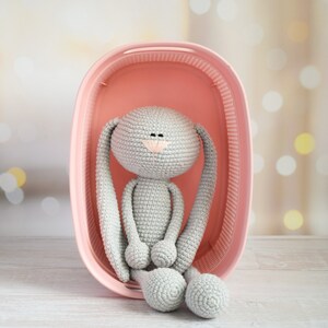 Easy Pattern Crochet Bunny With Long Legs Bunny Amigurumi PDF Crochet ...