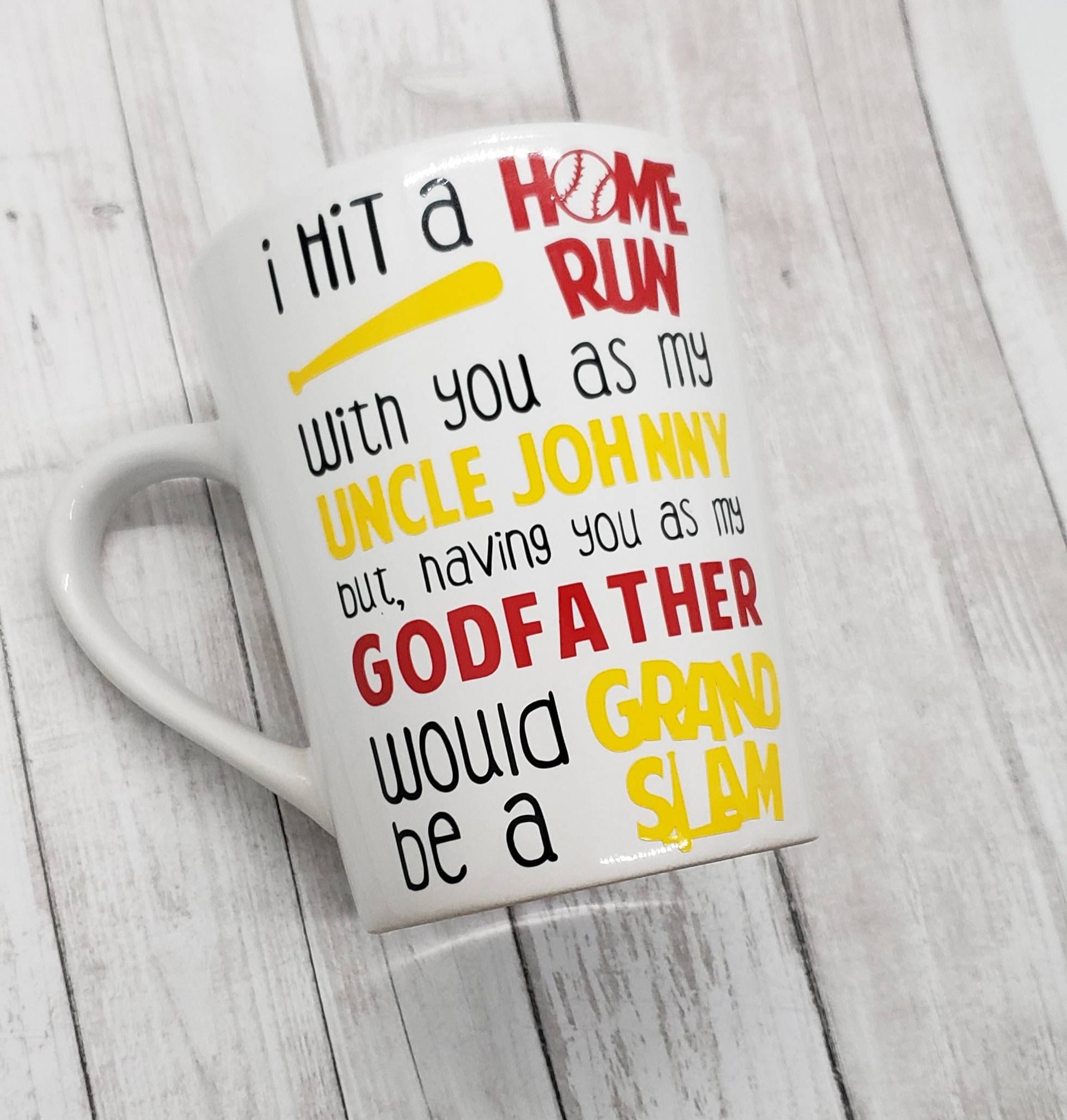 Godfather Proposal Homerun as my Uncle Baseball Grand Slam | Etsy