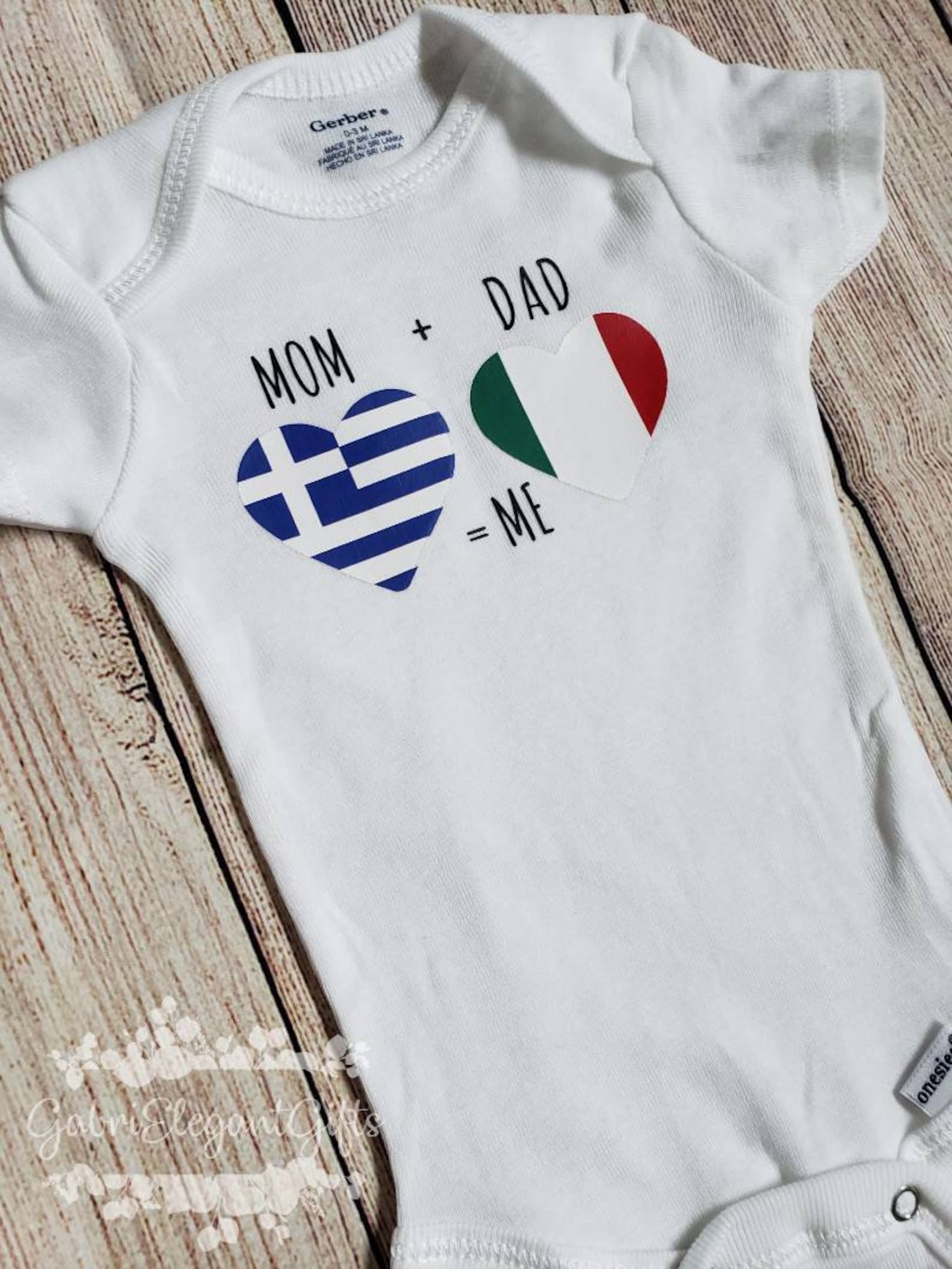Mom Plus Dad Equals Me Half Flags Nationalities Diverse | Etsy